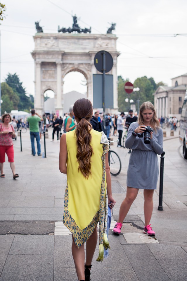 Milan Fashion Week: Just Cavalli — Negin Mirsalehi