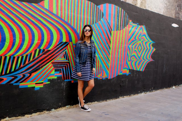 Valencia day 2: Casual Chic in Stripes — Negin Mirsalehi